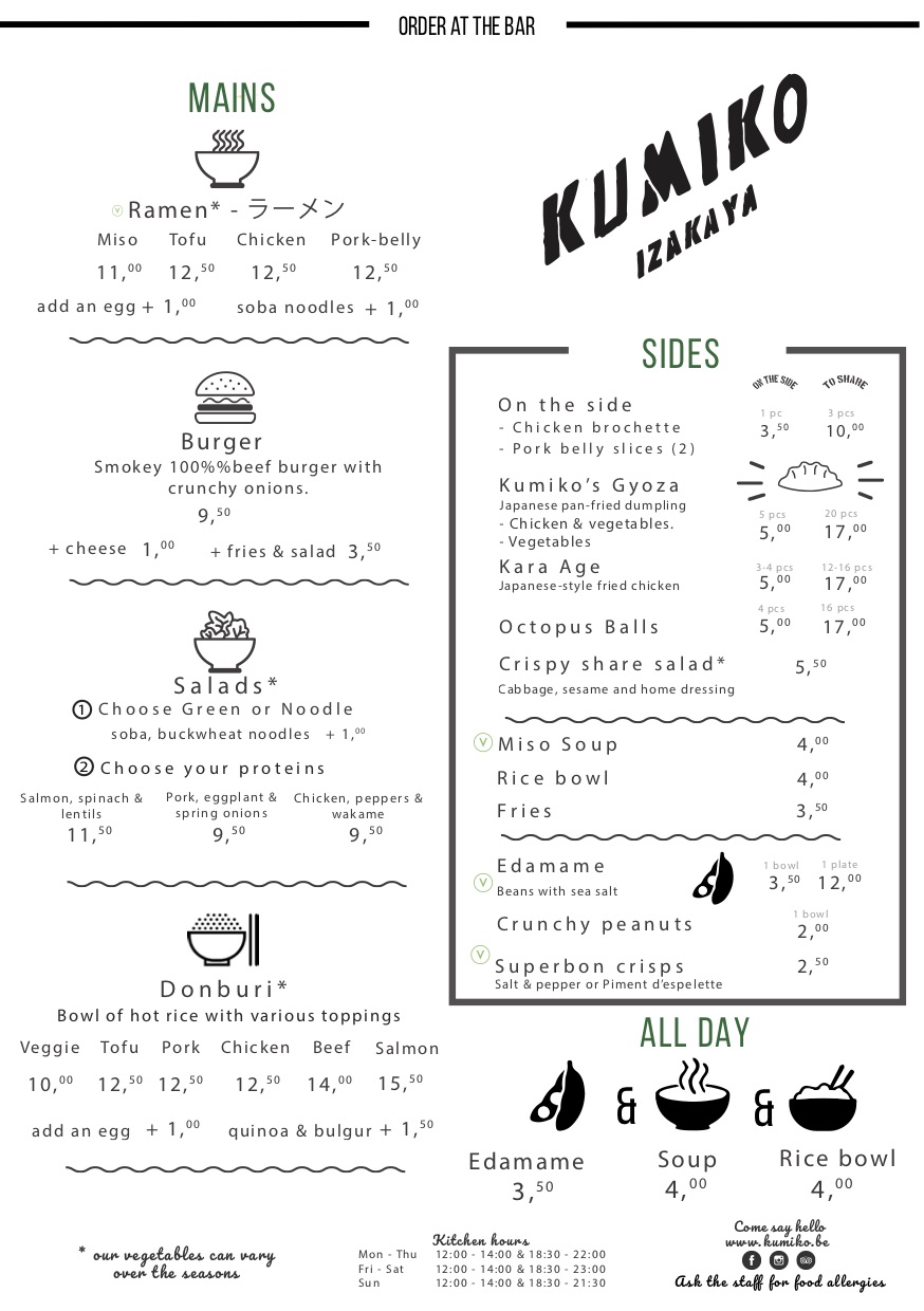 Kumiko restaurant recensie | elidesc