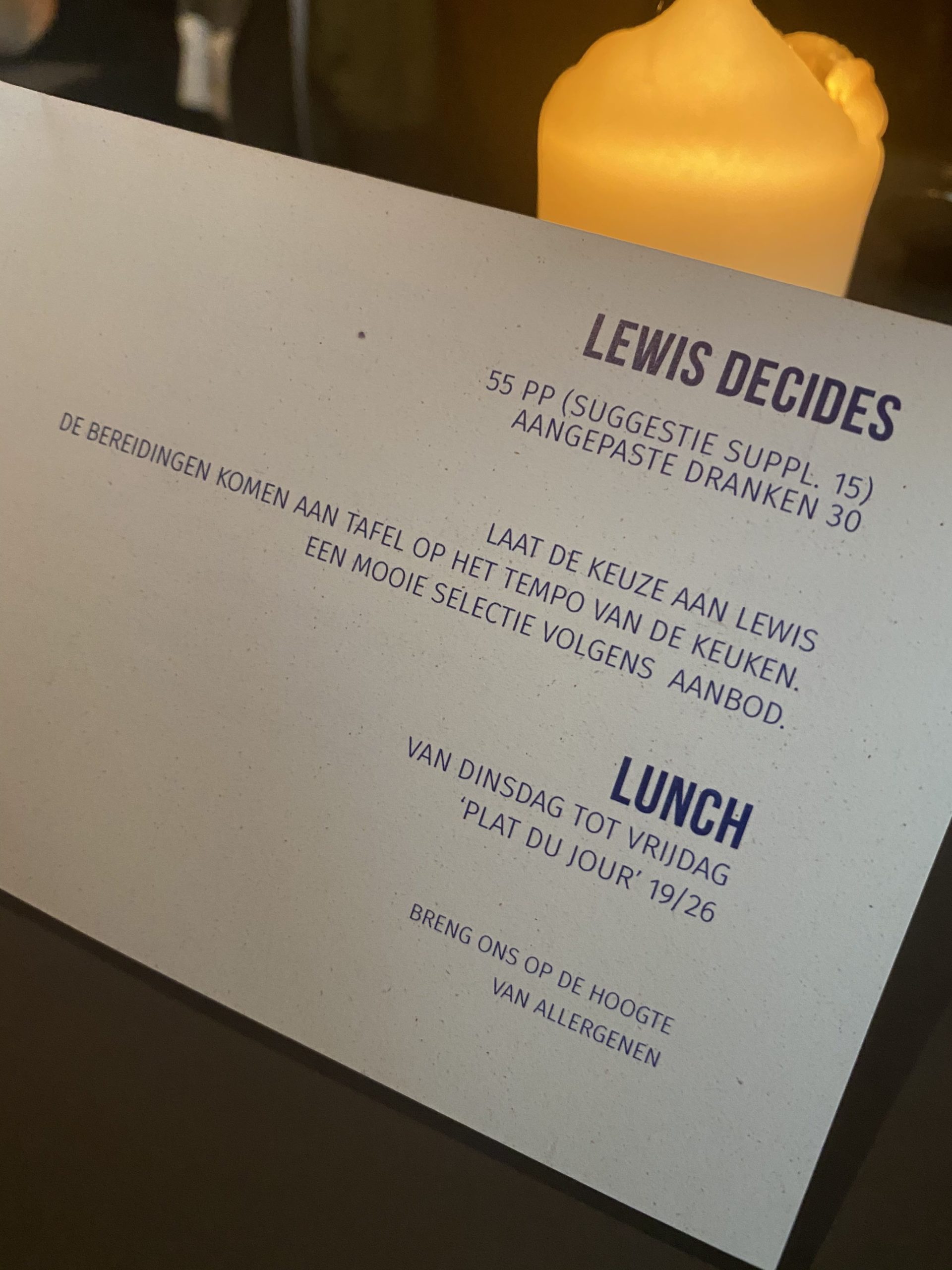 Lewis restaurant recensie | elidesc